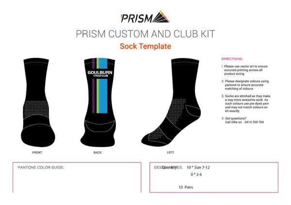 Goulburn CC Order Portal Tagged "Other Garments" - Prism